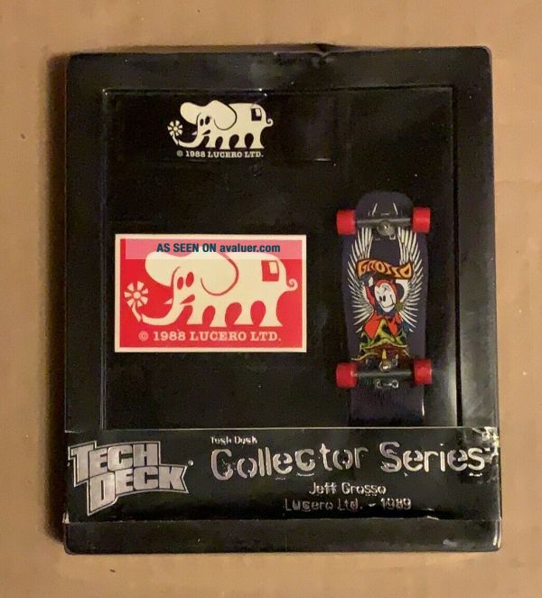 Tech Deck Collector Series Jeff Grosso Lucero Ltd - 1989 Finger ...