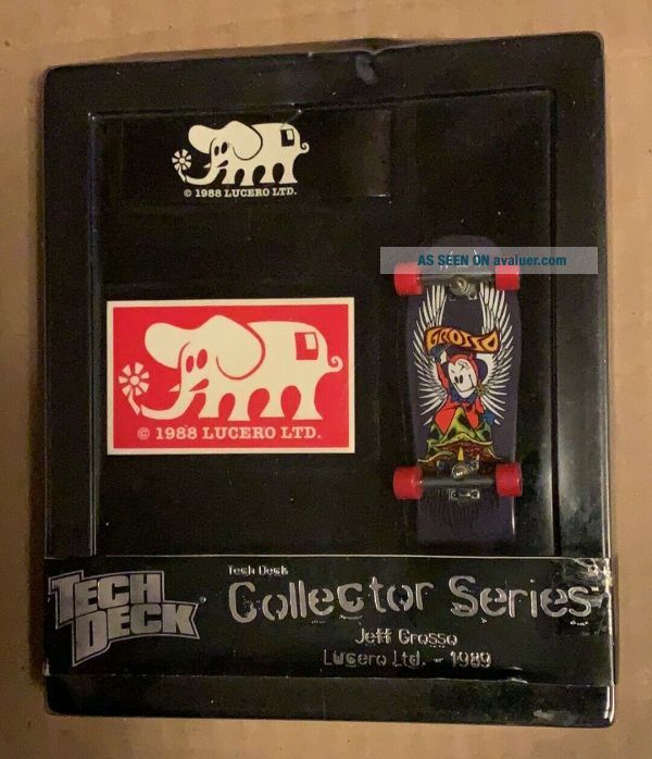 Tech Deck Collector Series Jeff Grosso Lucero Ltd - 1989 Finger ...