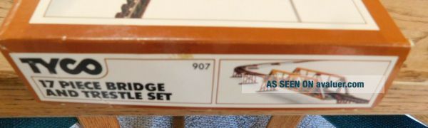 Vintage Tyco Ho Scale No. 907, 17 Piece Bridge And Trestle Set Boxed ...