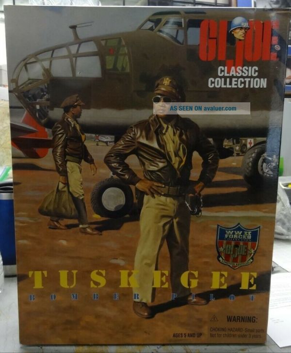 1996 GI JOE TUSKEGEE AIRMEN - BOMBER PILOT - - 12 " FIGURE NM713B ...