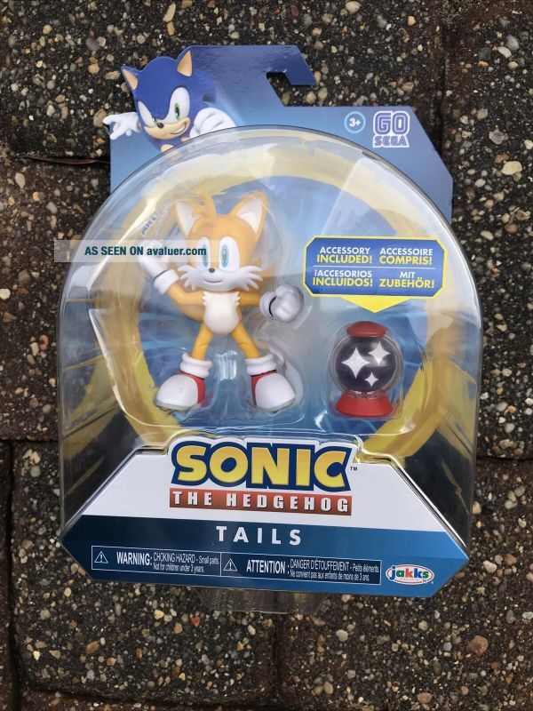TAILS From Sonic The Hedgehog WAVE 1 (2020) Articulated Jakks Pacific ...