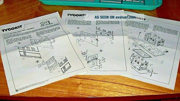 Vintage HO Scale Tyco Kit Interlocking Tower Plastic Model No. 7773 ...