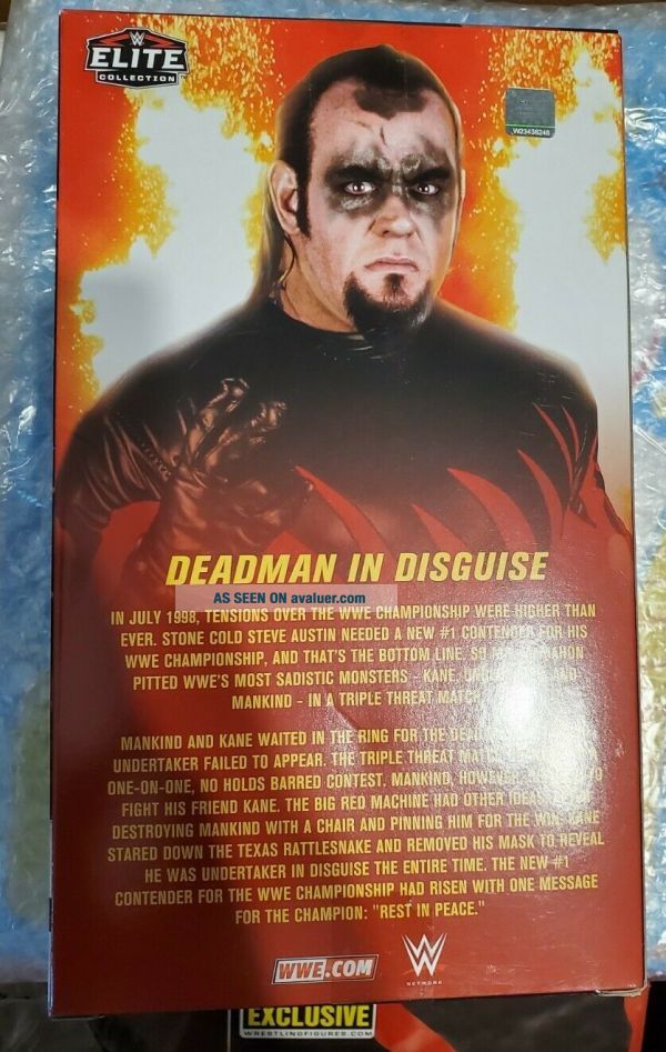 WWE Elite Ringside Exclusive Undertaker As Kane Deadman Revenge Figure ...