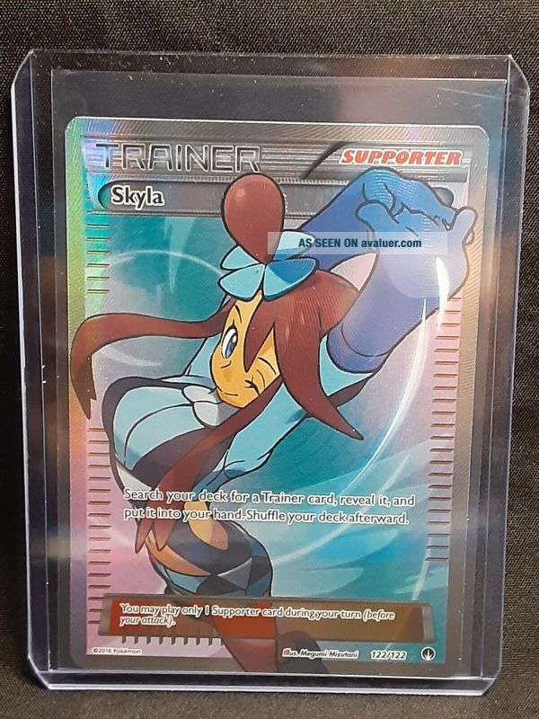 2016 Skyla Full Art Ultra Rare Breakpoint 122/122 XY Pokemon Card ...