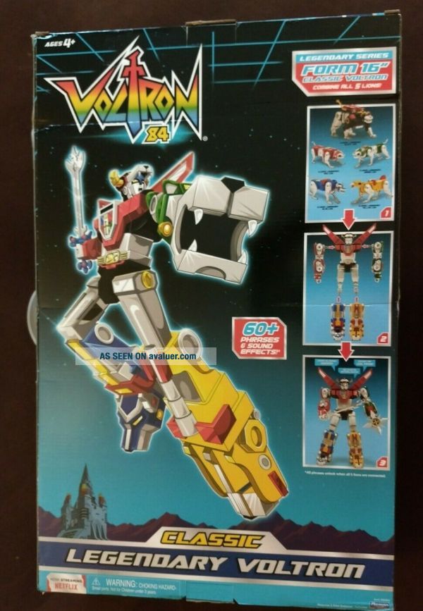 VOLTRON 84 Classic Legendary Defender 16” Set With 5 LIONS Walmart ...
