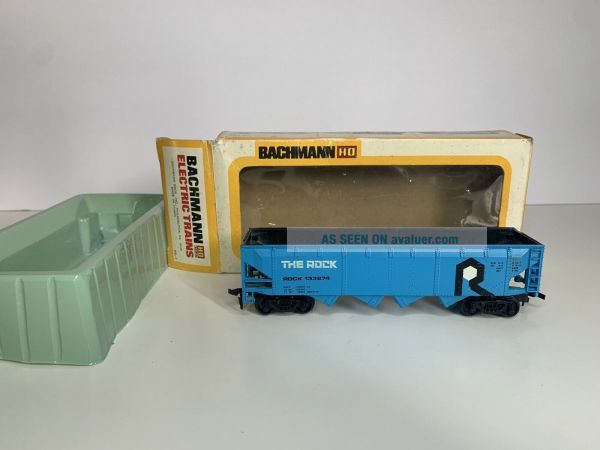 B35 Bachmann Ho Scale Model Trains Train Car THE ROCK Hopper Car No ...