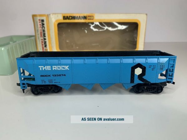 B35 Bachmann Ho Scale Model Trains Train Car THE ROCK Hopper Car No ...