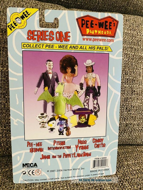 NECA Pee - Wee’s Playhouse Poseable Miss Yvonne Action Figure MOC ...
