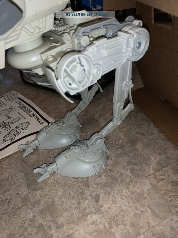 1982 AT - ST Scout Walker STAR WARS Vintage 100 COMPLETE Box ...