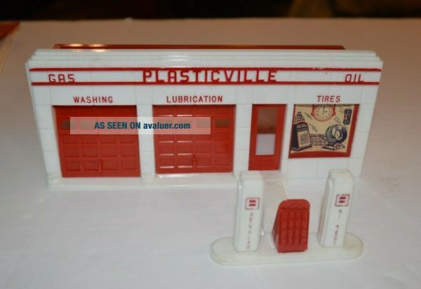 Complete Gas Station GO - 2 Plasticville O/S Scale Windows - | #39957190