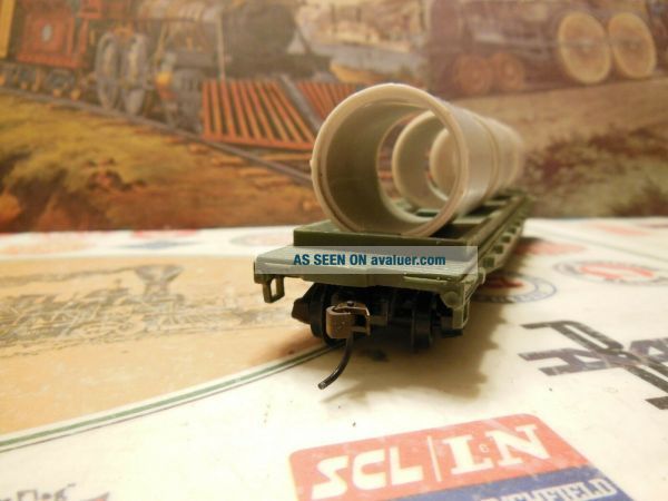HO Scale Vintage Western Maryland 40 ' Flat W/ Culvert Pipe &has ...