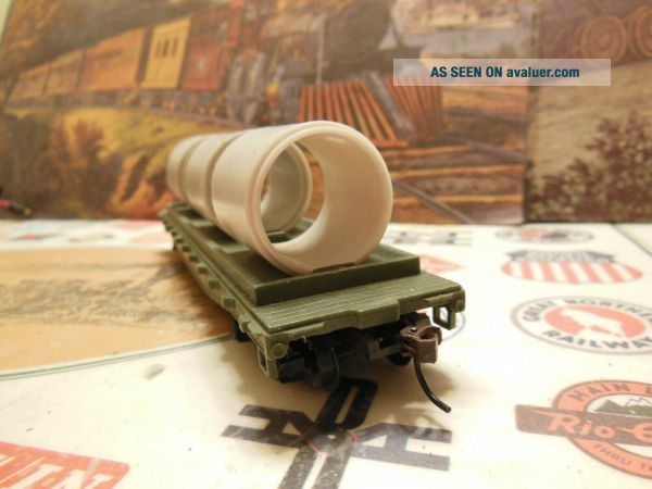 HO Scale Vintage Western Maryland 40 ' Flat W/ Culvert Pipe &has ...