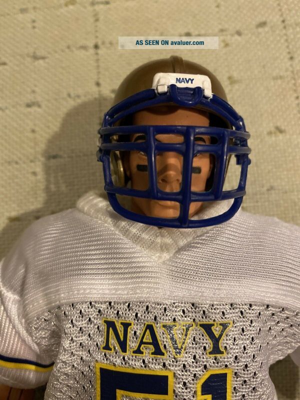 US NAVY NAVAL ACADEMY College Football Player GI JOE Hasbro 12” Action ...