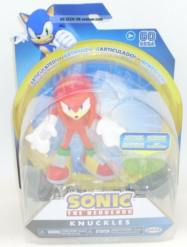 Sonic The Hedgehog KNUCKLES Action Figure Articulated Jakks Sega 2019 ...