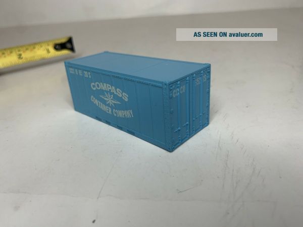 B23 Athearn Ho Scale Model Trains 20’ Container For Flatcar Compass ...