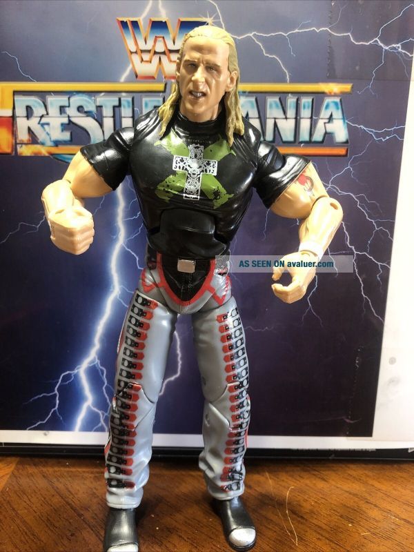 WWE Jakks Deluxe Aggression Series Shawn Michaels HBK Action Figure ...