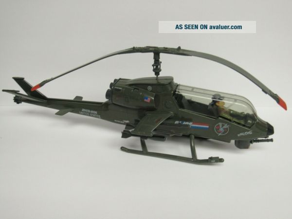 Vintage 1983 GI Joe Dragonfly Helicopter Complete With Pilot SB627 ...