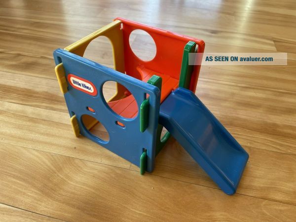 MINIATURE LITTLE TIKES DOLLHOUSE CLIMBING CUBE SLIDE JUNGLE GYM ...