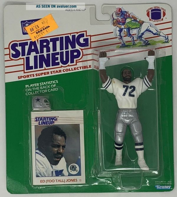 Starting Lineup Ed Too Tall Jones 1988 Action Figure | #40081575