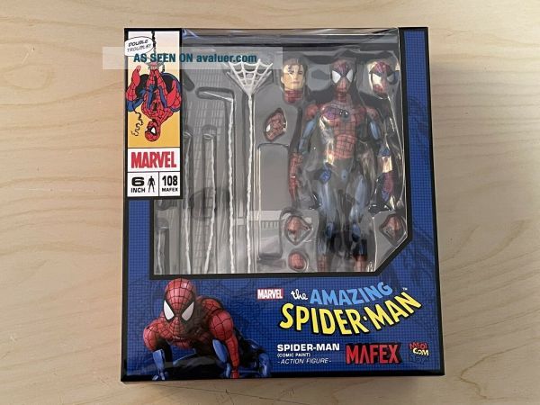 MAFEX No. 108 SPIDER - MAN COMIC PAINT Medicom Mcfarlane Like Suit ...