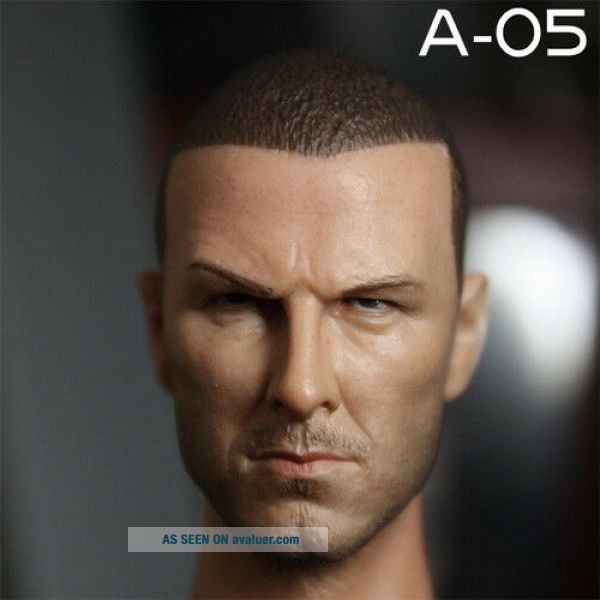 1/6 Scale David Beckham Head Sculpt Head Model F 12 " Male Action ...