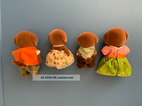 Calico Critters Sylvanian Retired Chocolate Labrador Dog Family Lab ...