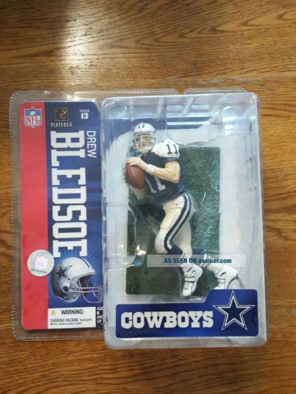 Drew Bledsoe McFarlane ' S Series 13 Dallas Cowboys NFL Action Figure ...