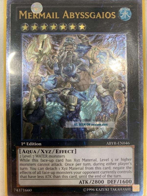 Yugioh Mermail Abyssgaios ABYR - EN046 NM 1st Edition | #40091918