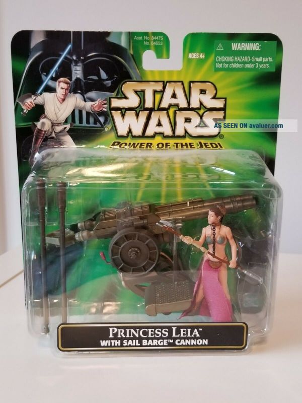 Princess Leia With Sail Barge Cannon - Star Wars POTF Action Figure ...