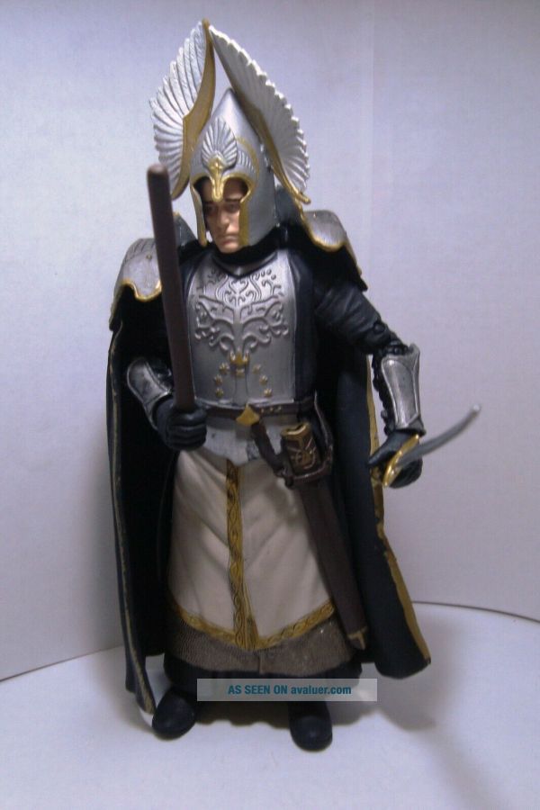 LORD OF THE RINGS RETURN KING LOTR POSEABLE MINAS TIRITH CITADEL GUARD ...