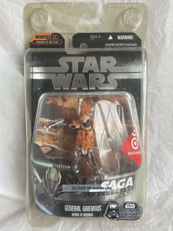 DEMISE OF GENERAL GRIEVOUS Star Wars Saga Ultimate Galactic Hunt Figure ...