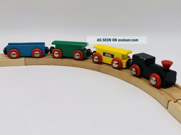 BRIO Vintage 80 ' S PASSENGER TRAIN 3316 Set W/ Thomas Wooden Railway ...