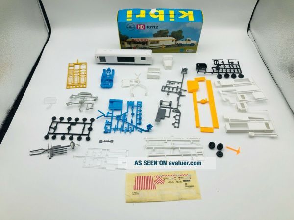 Kibri B - 10112 HO Scale Building Kit - Truck W/ Camping Trailer (no ...