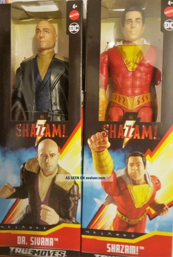 Mattel DC Comics Shazam Action Figures As Seen On TV Size 12 Inches (30 ...