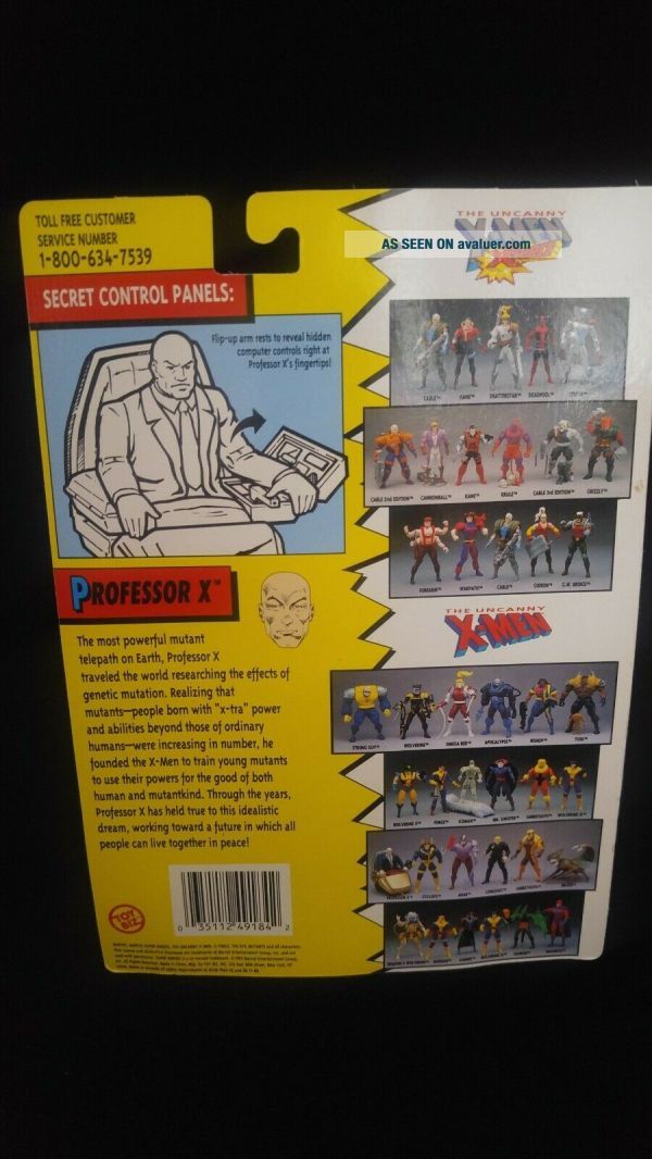 Professor X Toy Biz MOC 1993 Vintage Marvel Comics Uncanny X Men ...