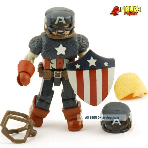 Marvel Minimates Captain America Through The Ages World War II Captain ...