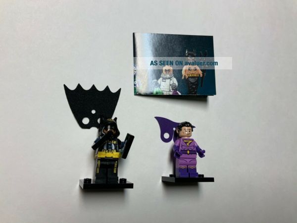 Rare LEGO Batman The Movie Zan Wonder Twin & BATMAN Fan Minifigure ...