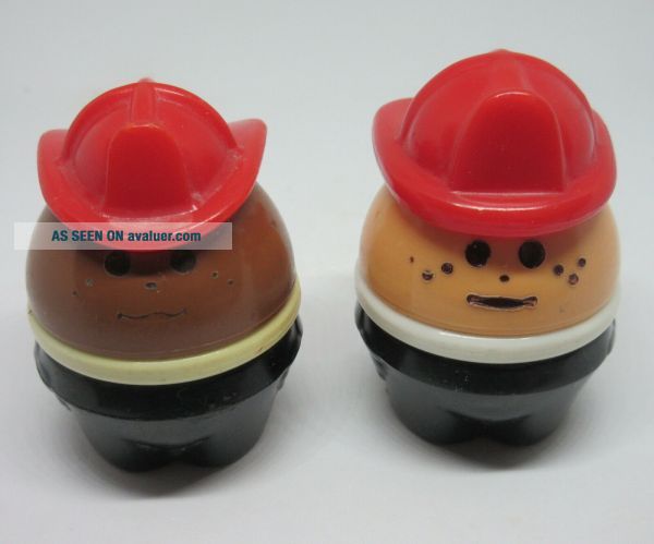 Vintage Little Tikes Toddle Tots People - 2 Different Fireman Chunky ...