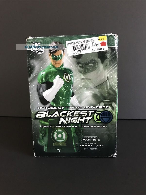 DC DIRECT GREEN LANTERN BLACKEST NIGHT HAL JORDAN BUST ONLY 3500 MADE ...