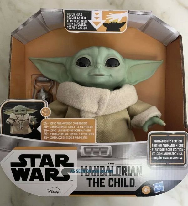 Hasbro Disney ' S Star Wars Baby Yoda The Child Animatronic Edition ...