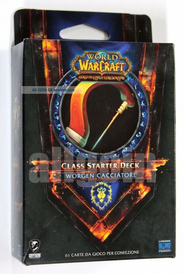 World Of Warcraft WOW TCG Class Starter Deck Alleanza WORGEN CACCIATORE ...