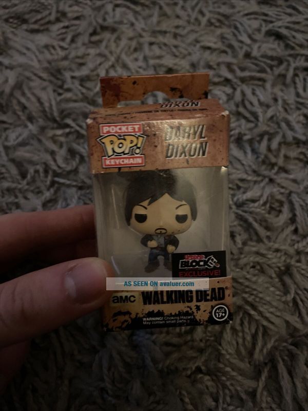 DARYL DIXON POCKET POP KEYCHAIN HORROR BLOCK TWD The Walking Dead Funko ...