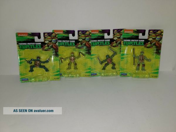 Nickelodeon Teenage Mutant Ninja Turtles Mini Playmates Figures (TMNT ...