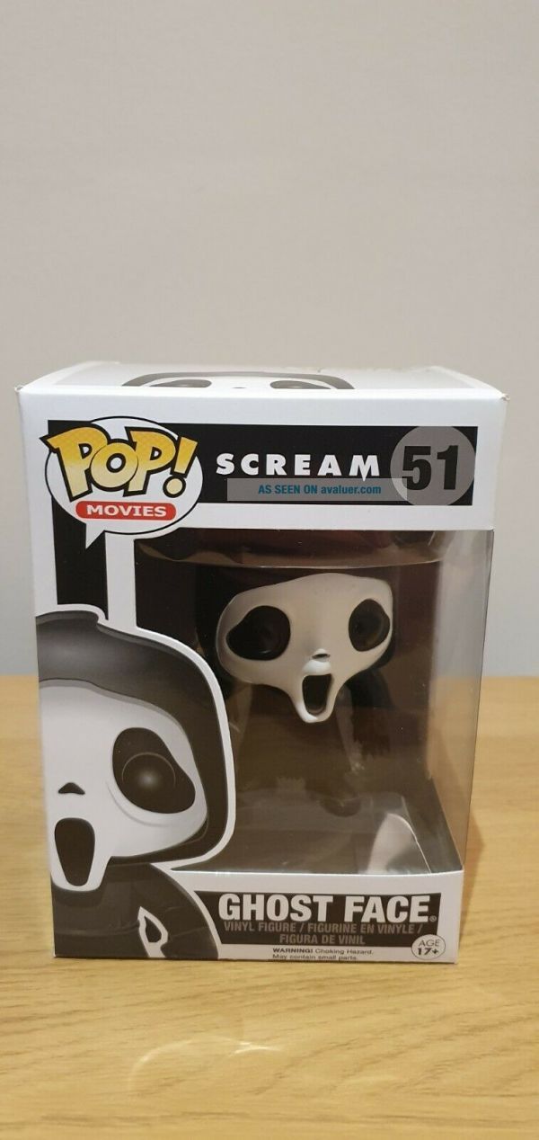 FUNKO POP Movies - Scream - Ghostface 51 OFFICIAL Rare Vaulted / Pop ...