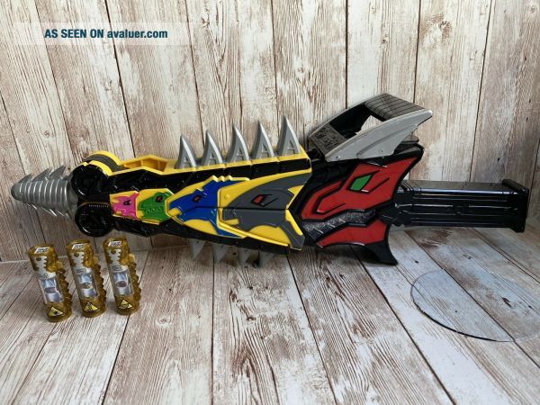 Power Rangers Dino Charge Spike Sword Morpher With 3 Gold Chargers ...