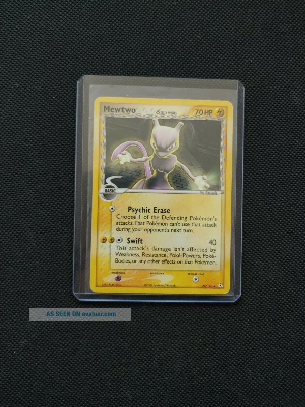 Mewtwo Delta Species 24/110 Rare Non - Holo 2006 Pokemon Card | #40388172
