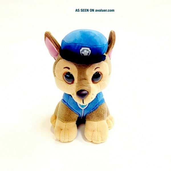Ty Beanie Boos Baby Paw Patrol Plush 6” Chase Police German Shepard ...