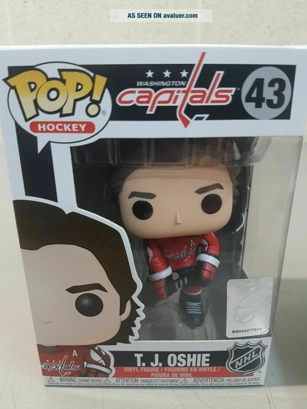 Funko POP HOCKEY: NHL: T. J. Oshie (Stars), WASHINGTON CAPITALS Vinyl ...