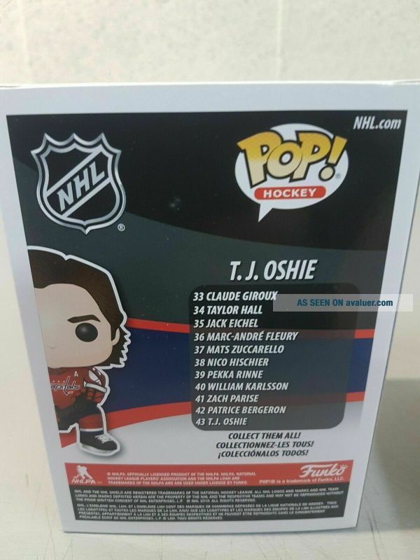 Funko POP HOCKEY: NHL: T. J. Oshie (Stars), WASHINGTON CAPITALS Vinyl ...