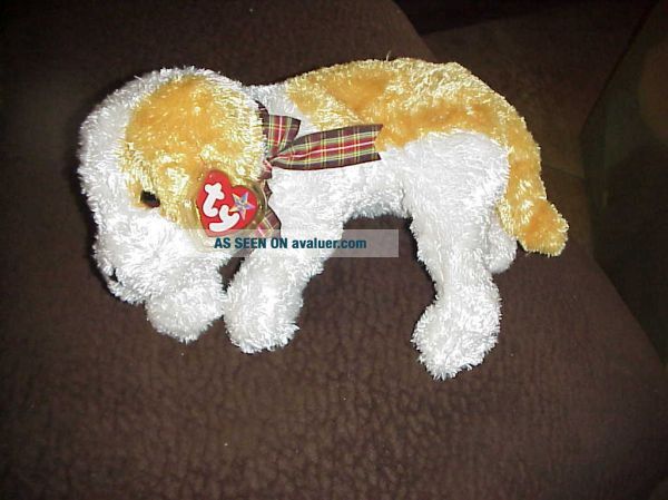 RETIRED TY BEANIE BUDDY DARLING The DOG MWMT 12 " LONG SOFT & CUDDLY ...